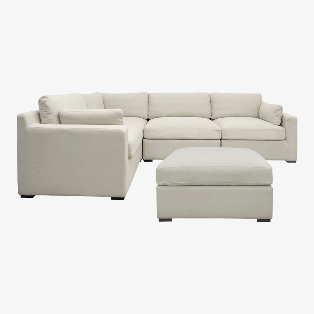 Lisbon 5 Piece Modular Sofa Setting Sand - Lewis & Co.