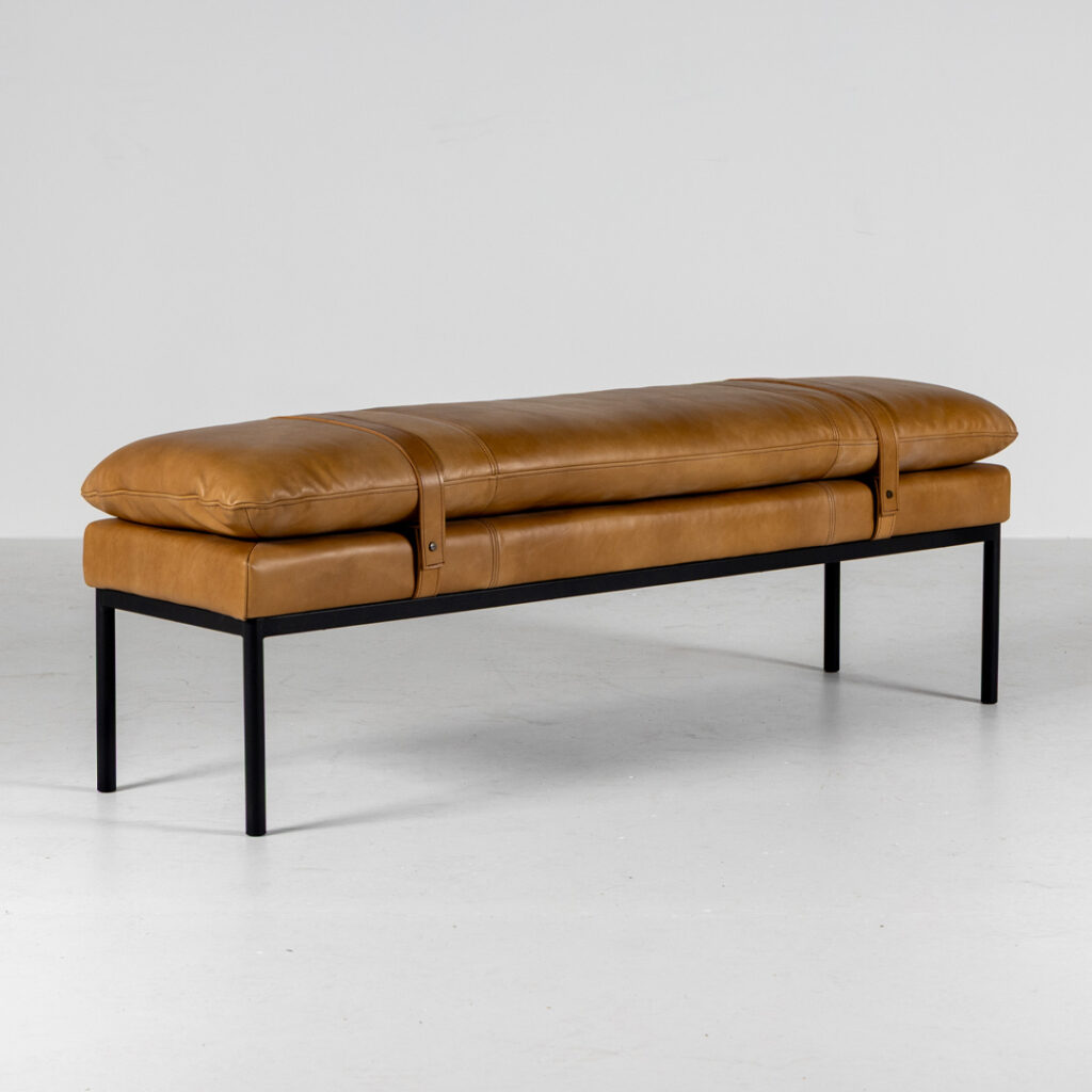 Baxter Leather Ottoman/Bench - Lewis & Co.