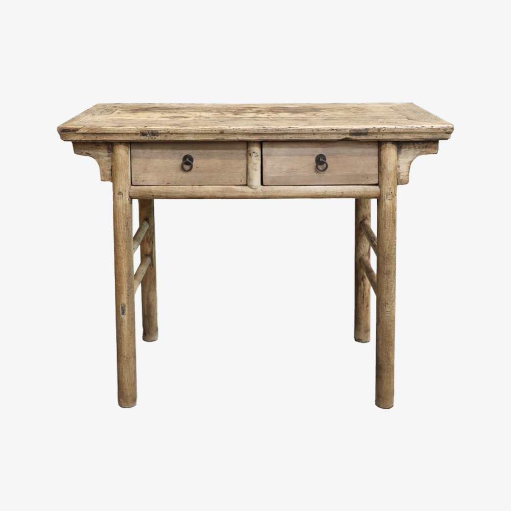 Original 2 Drawer Console Table - Lewis & Co.