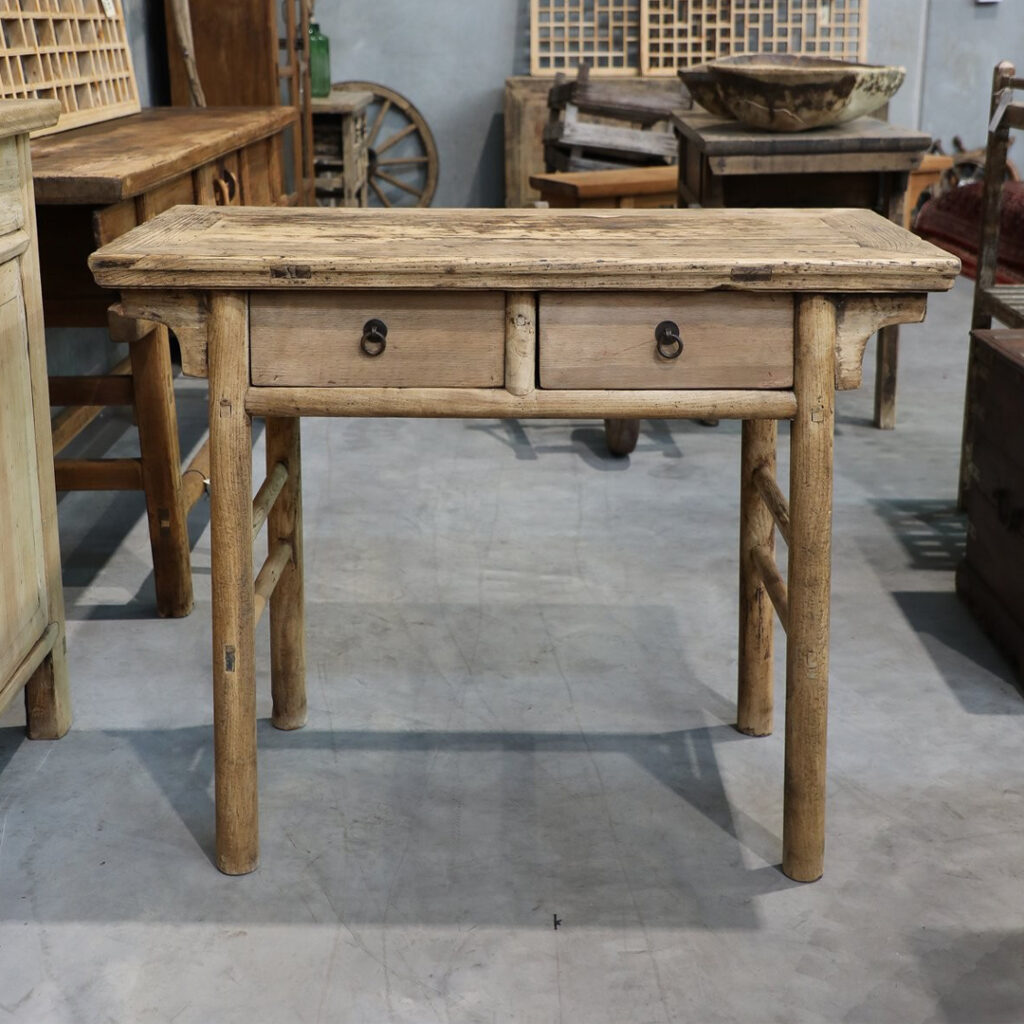 Original 2 Drawer Console Table - Lewis & Co.
